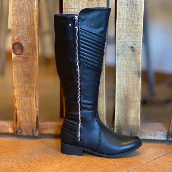 Yoki | Shoes | Womens Casual Knee High Boot Black | Poshmark